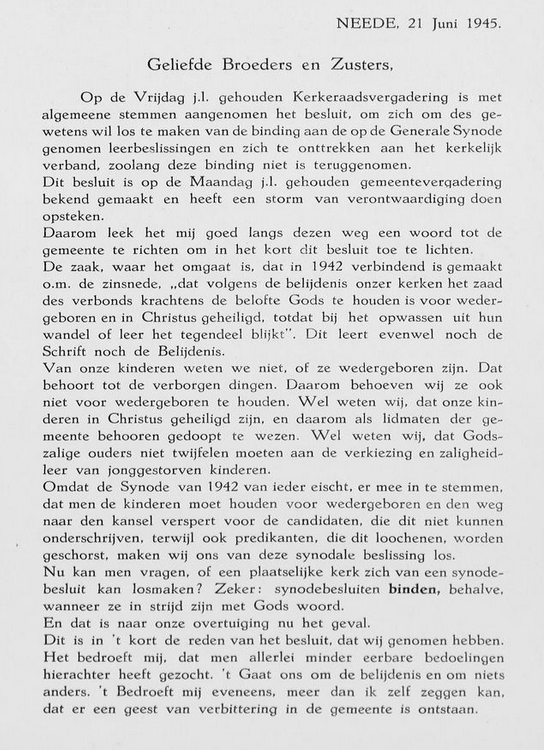 De nieuwe geref. kerk van Neede in 1956 (2) | Website gewijd aan de ...